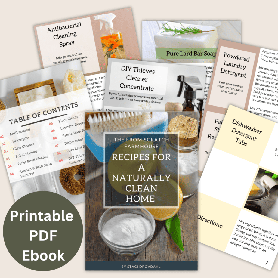 All-Natural Homemade Cleaner Recipes For Your Entire House - The From ...